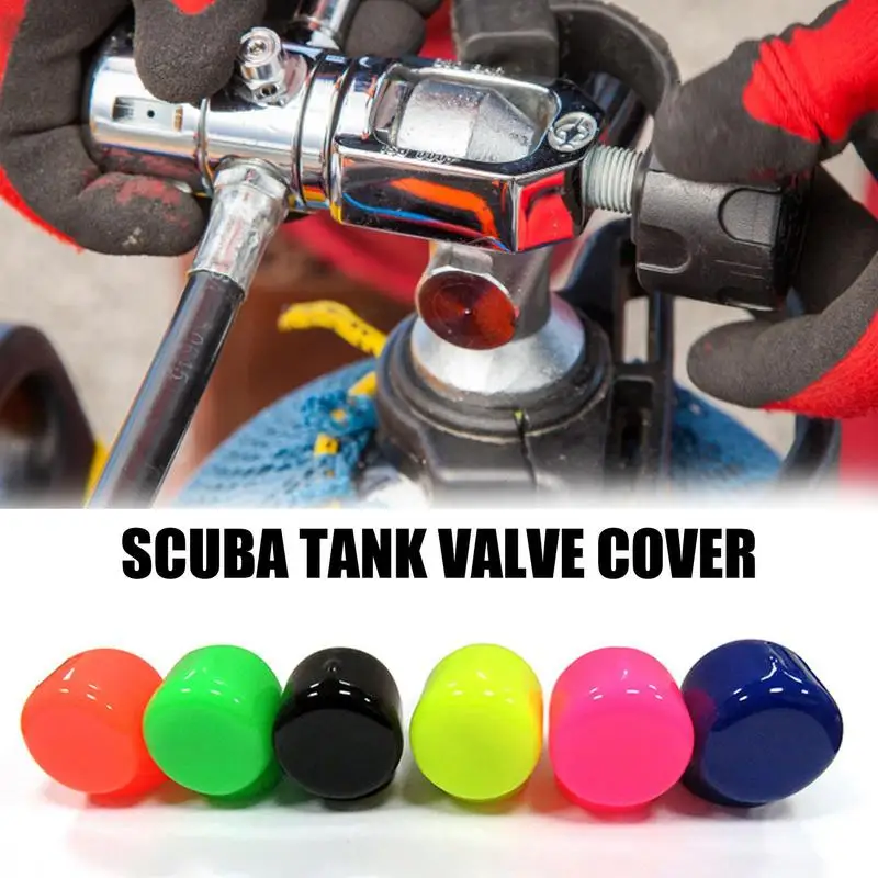 Scuba Diving Tank Valves Cover Protector Cylinder Dust Protection with ...