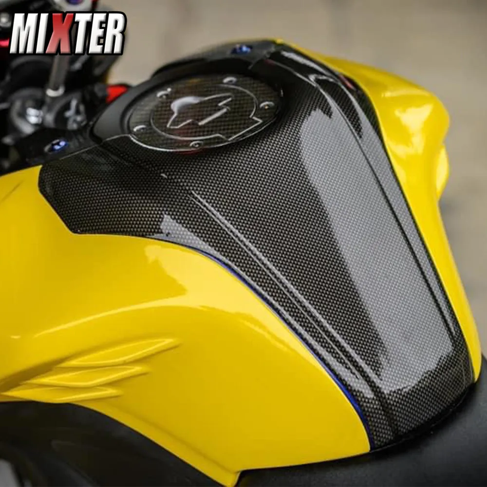 Motorcycle Carbon Fiber Gas Tank Pad Sticker Tank Protector Cover Guard ...