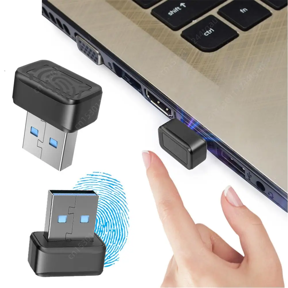 1-2Pcs-U5-USB-Fingerprint-Key-Reader-360-Touch-Security-Key-Windows ...