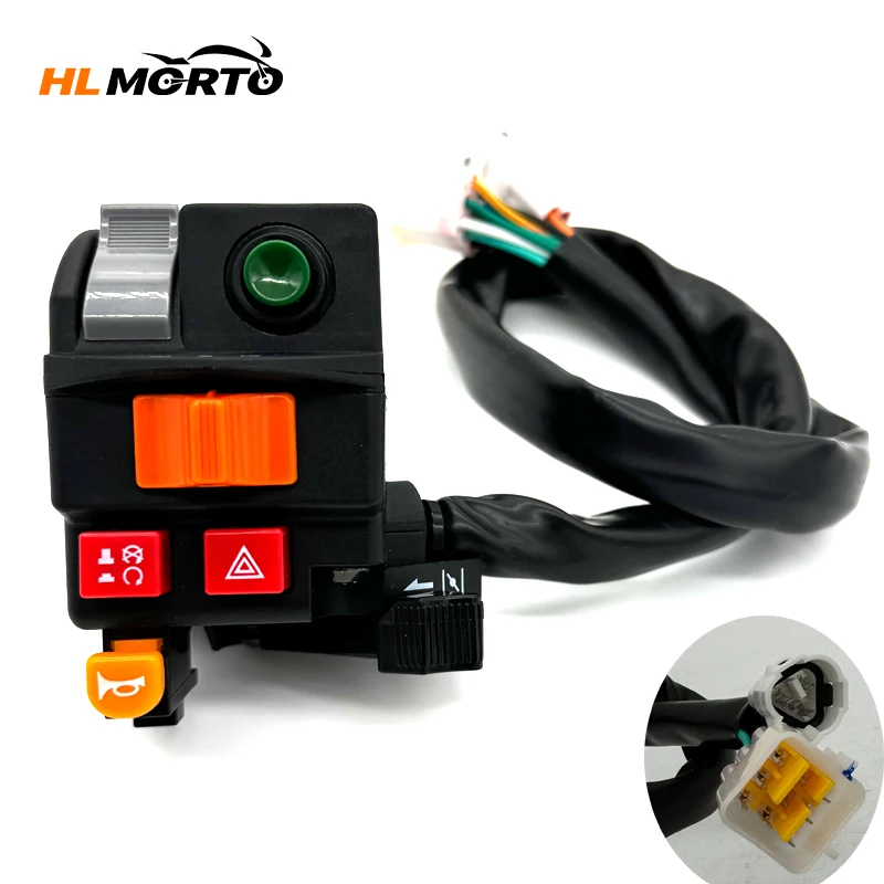 1pcs-Multi-functional-22mm-Motorcycle-Handlebar-Switches-Horn-Electric ...