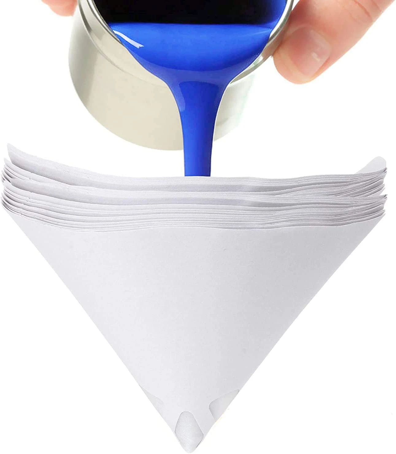 125/190 Micron Paper Strainer, Paint Filter Cone, 100 120 Mesh Cone ...