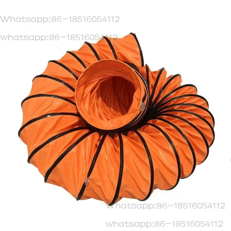 New Telescopic Air Duct Mine Paint Ventilation Pipe High Temperature ...