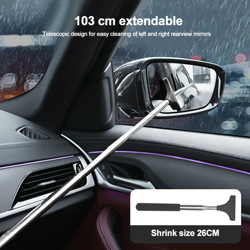 Mini Squeegee Cheap Retractable Rear-View Mirror Wiper Quickly Wipe ...