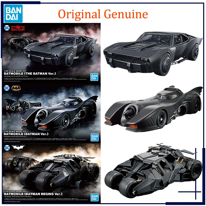 Original Genuine Batman Batmobile Bruce Wayne 1/35 Bandai Anime Model ...