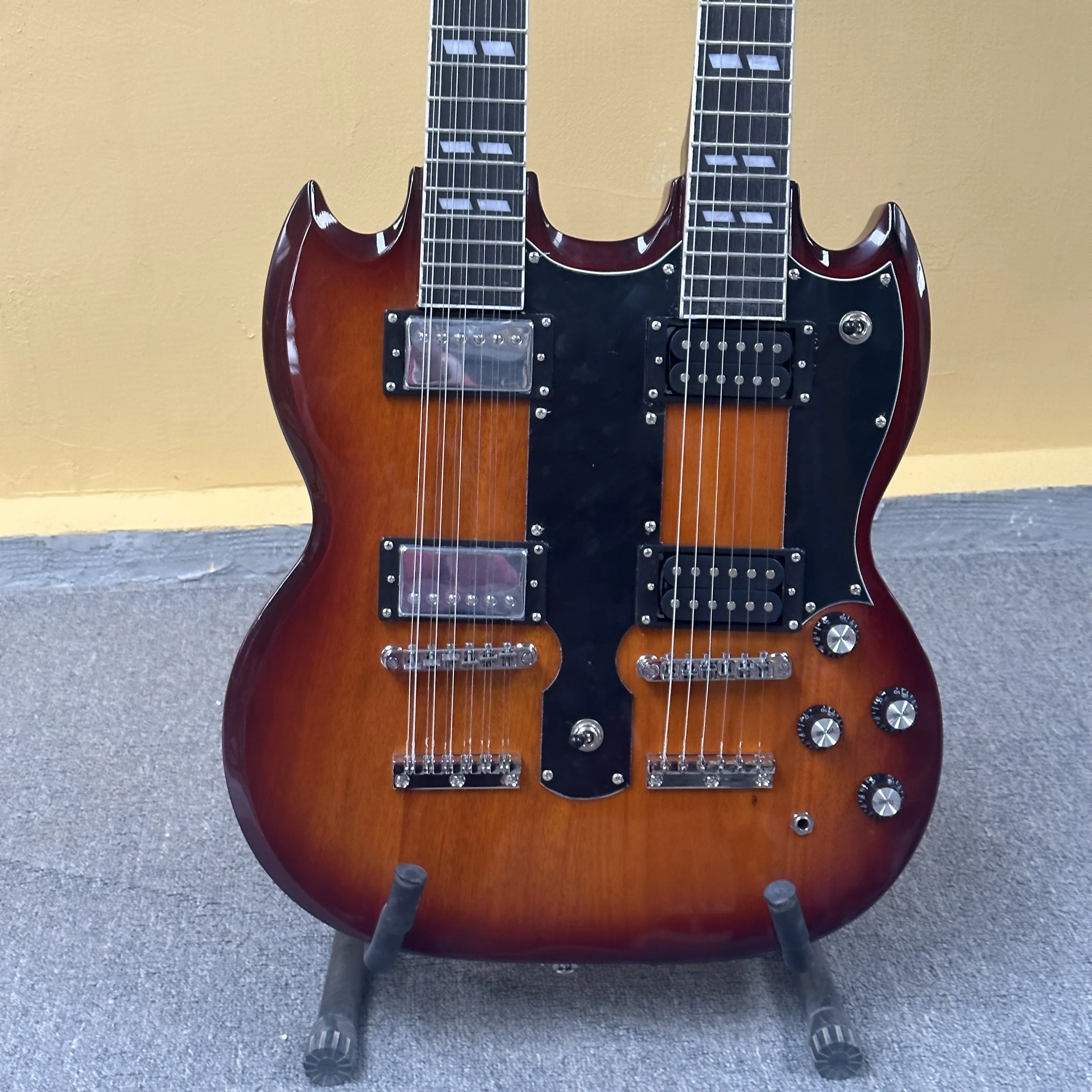 In-stock-High-Quality-Gradient-color-electric-guitar-12-6-strings ...