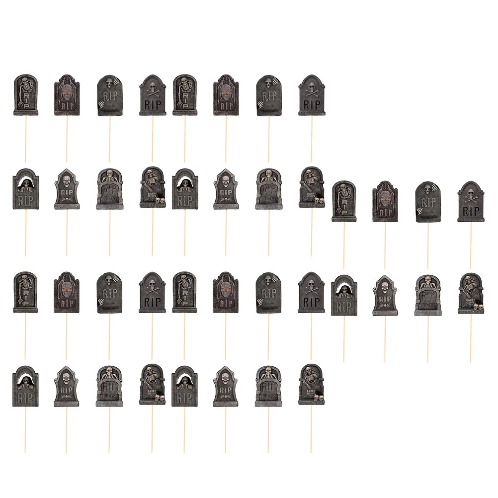 Tombstone Cupcake Picks