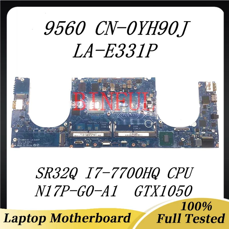 LA-E331P FOR Dell XPS 15 9560 / Precision 15 5520 Laptop Motherboard ...