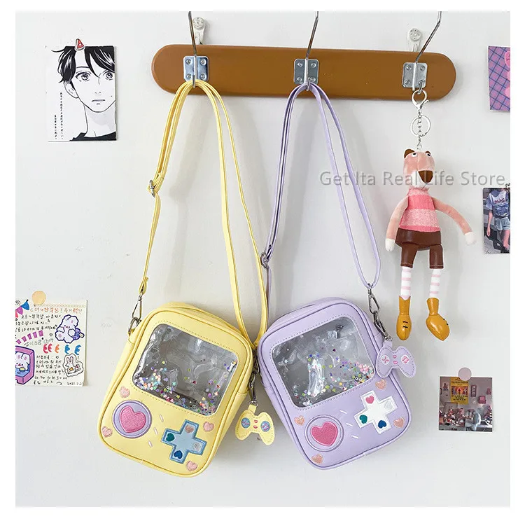 Mini Doll Ita Bag Crossbody With Ornament Women Japan Harajuku Kawaii ...