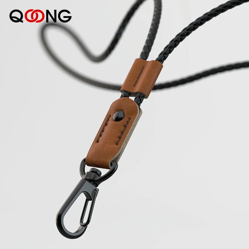 QOONG-Luxury-Sheepskin-Knitting-Hanging-Key-Chain-Neck-Mobile-Phone ...