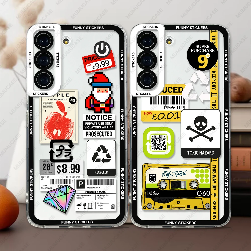 Street-Fashion-Stickers-Case-For-Samsung-Galaxy-S24-S20-S21-S22-S23 ...