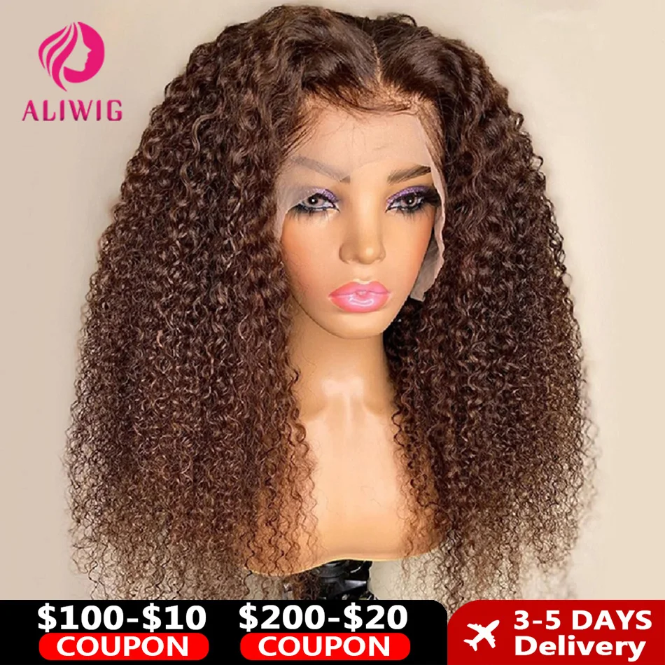 Chocolate-Brown-Deep-Wave-Frontal-Wig-Transparent-13x4-13x6-Lace ...