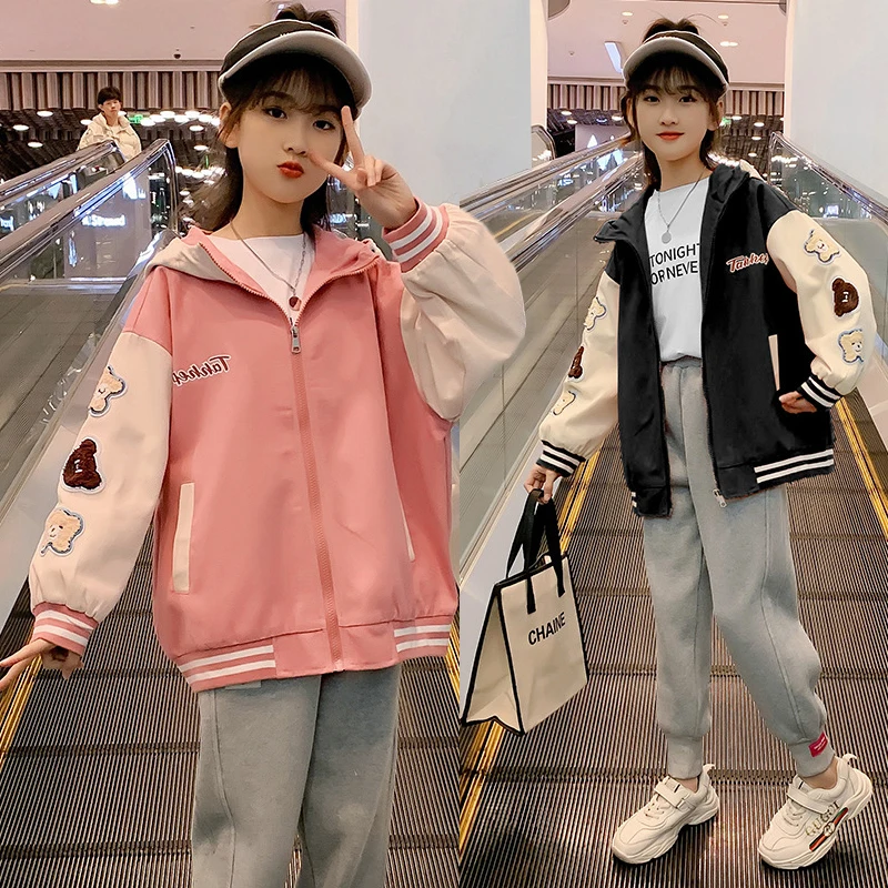 2024-New-Spring-Autumn-Teens-Clothes-For-Teenage-Girls-Sports-Outerwear ...