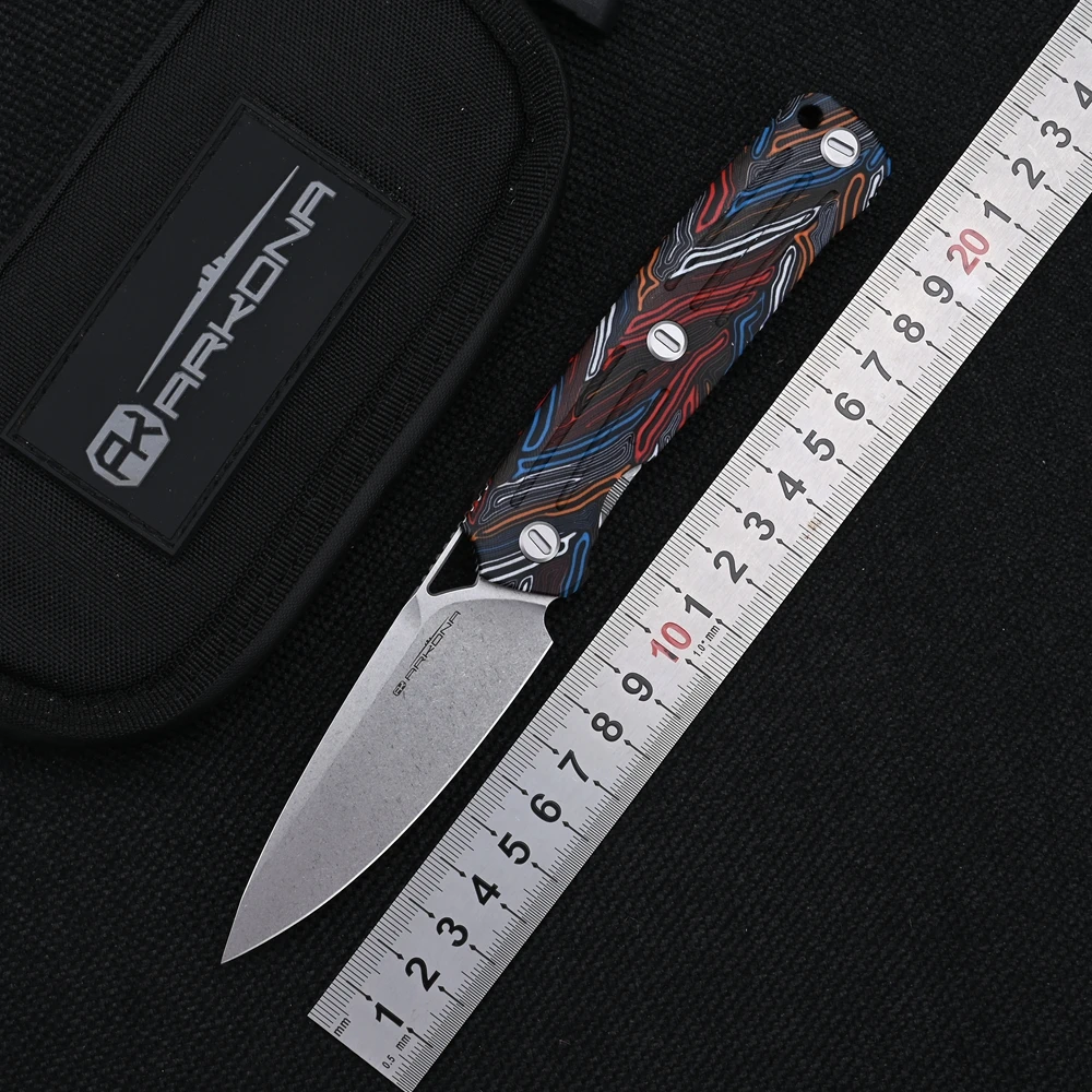 ARKONA-N690-Blade-Steel-G10-Handle-Outdoor-Camping-Hunting-Survive ...