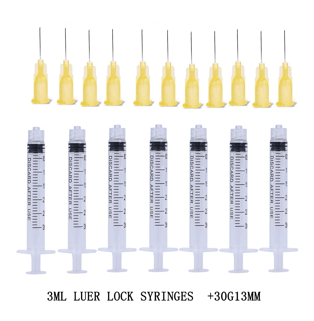 3ml-Luer-Lock-Syringes-30G13mm-27G-26G-25G-23G-21G-Injection-Needles-Injection-Tool-Sharp ...