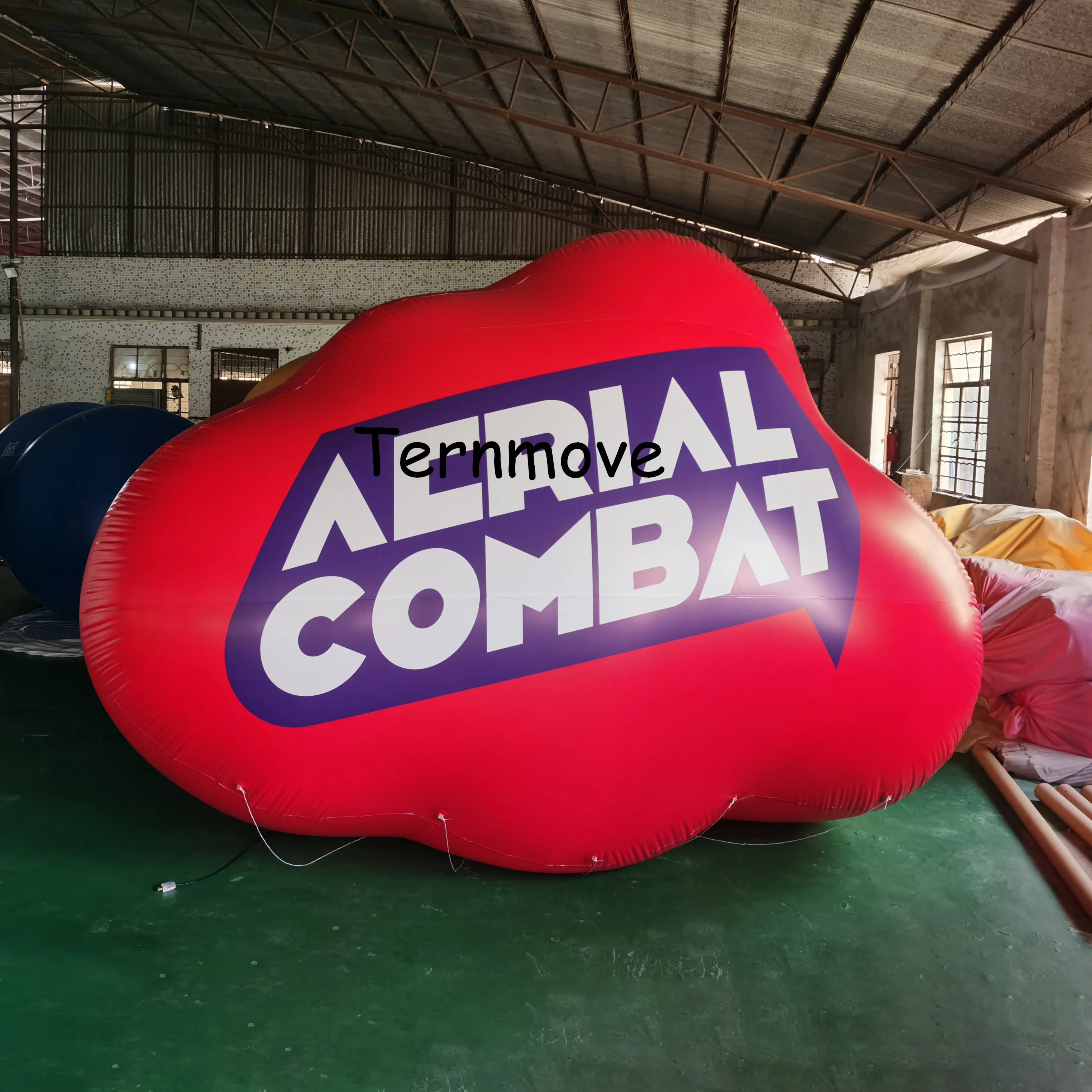 Globo volador de pvc para publicidad, globo inflable de helio, nube ...