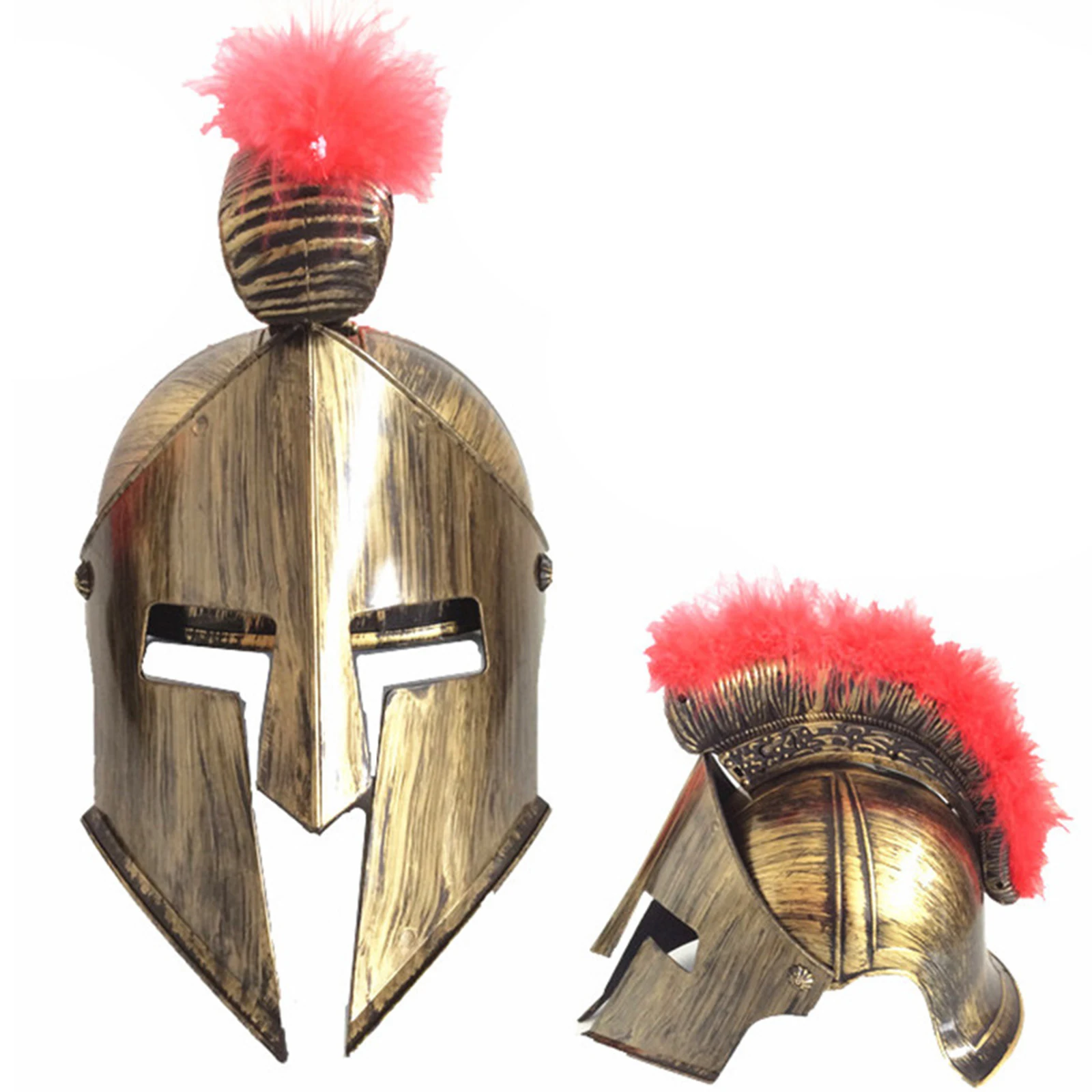 Medieval Knight Gladiator Spartan Roman Warrior Greek Costume Helmet ...