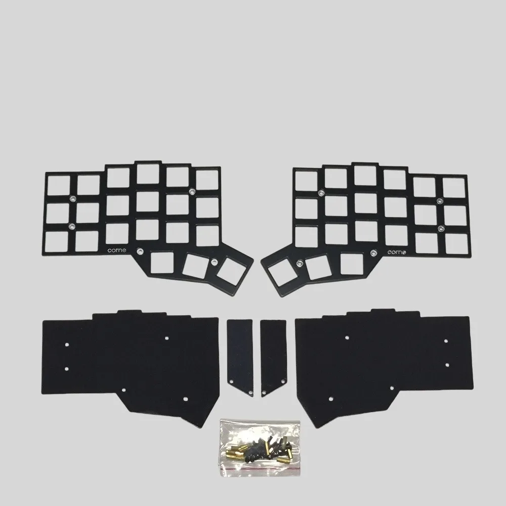 Cool Case for Corne Split Keyboard Carbon Fiber Acrylic Corne V3 ...