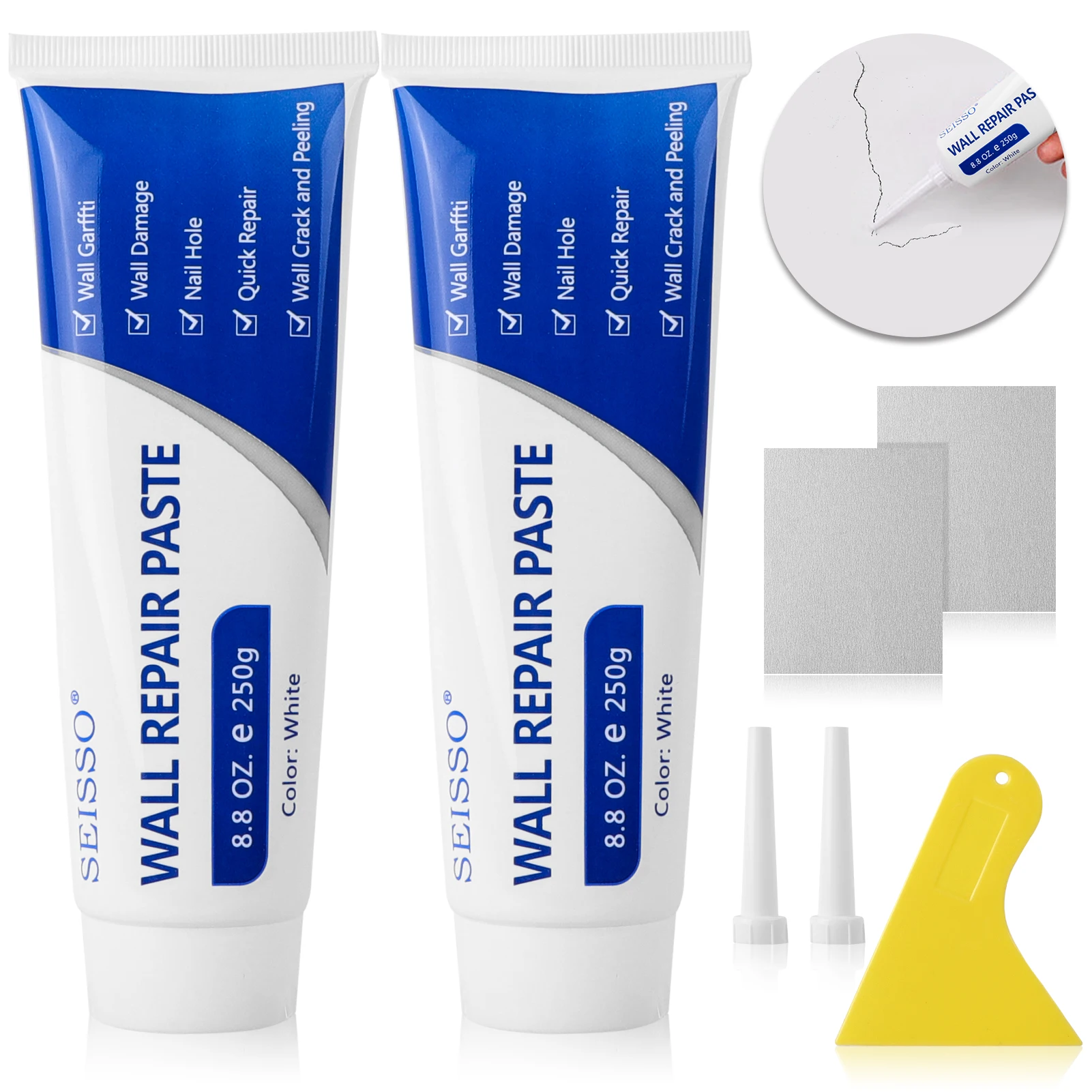 Wall Repair Paste Kit 2pcs Wall Mending Agent Wall Surface Repair ...