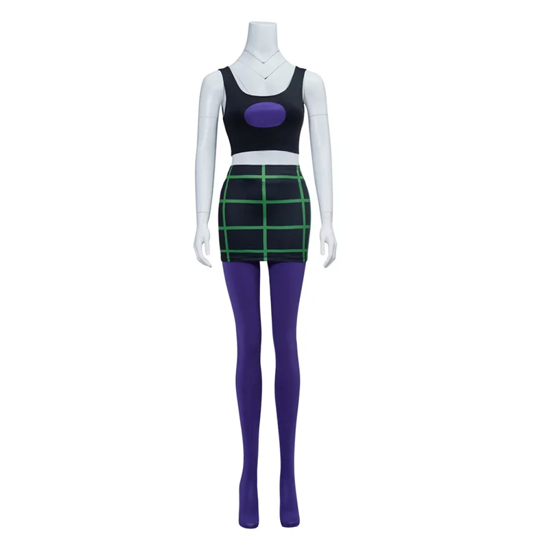Danny-Phantom-Sam-Manson-Cosplay-Costume-Women-Sleeveless-Top-and-Plaid ...