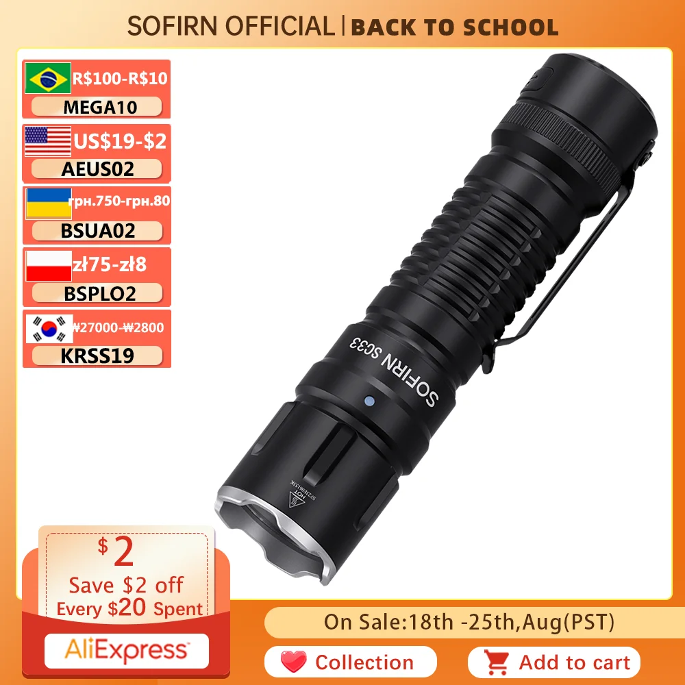 Sofirn-SC33-XHP70-3-HI-LED-Flashlight-Tactical-5200lm-Powerful-21700 ...