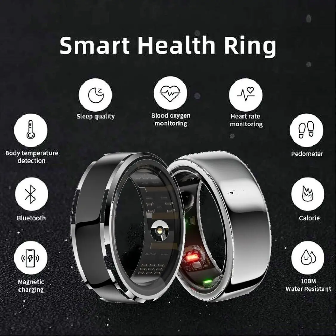 New-Smart-Ring-Sleep-Health-Monitor-Fitness-Heart-Rate-Blood-Oxygen ...