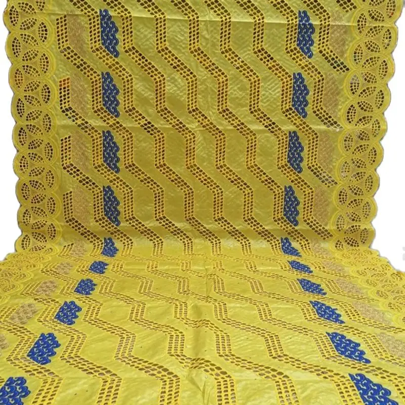 African Bazin Riche Fabric With Stones New Arrival Embroidery French ...