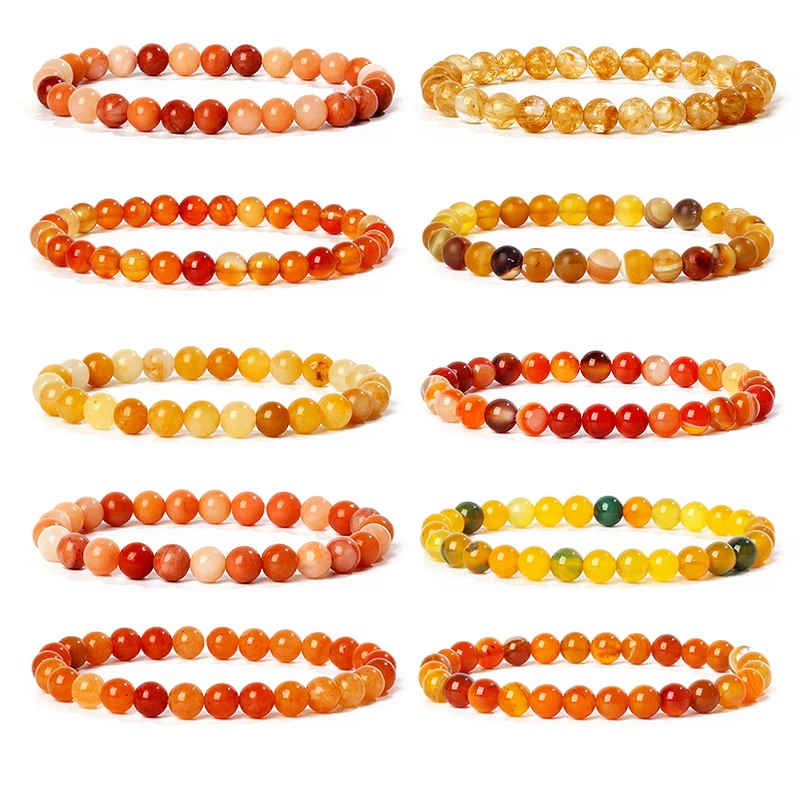 Gold-Color-Yellow-Bracelets-for-Friend-Healing-Natural-Crystal-Quartz ...