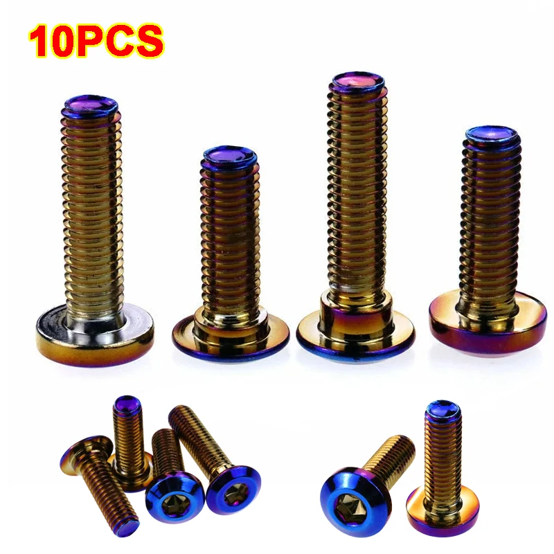 10-Pieces-Motorcycle-Rotor-Brake-Disc-Screws-Bolts-Plating-Color-M8-1 ...