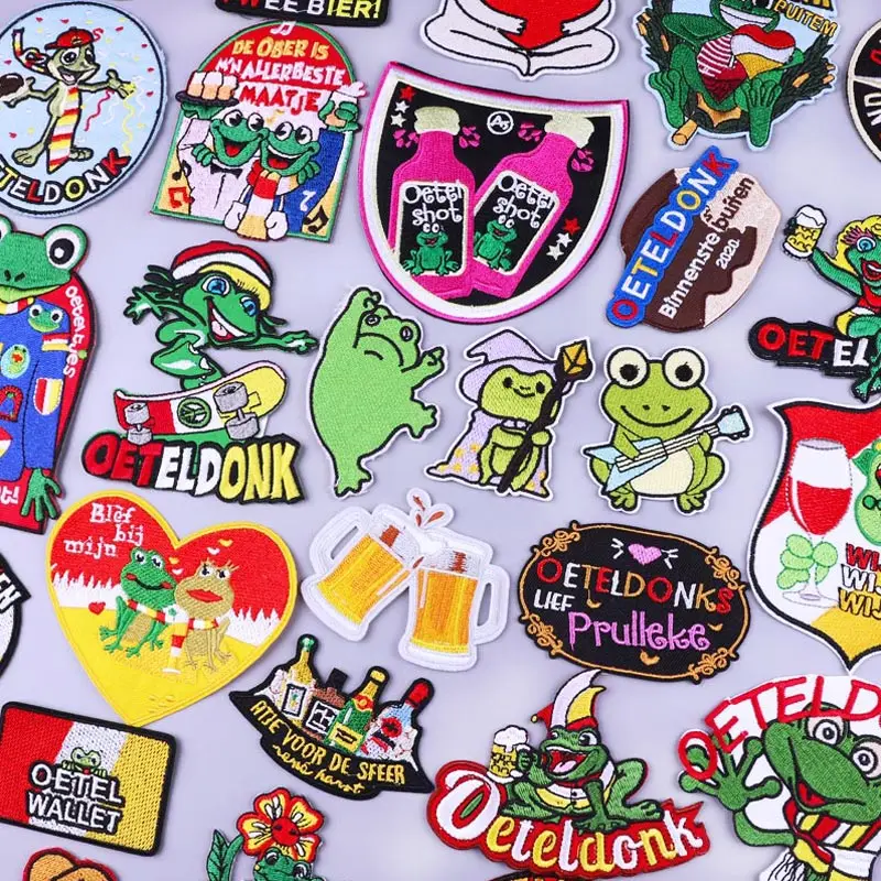 Oeteldonk-Embleem-demir-On-yamalar-giyim-i-in-aplike-amblemi-karnaval ...