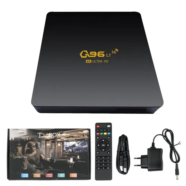 Home Theater Q96 L1 TV Box 4K Smart Media Player 8GB 2.4G Wifi Network ...