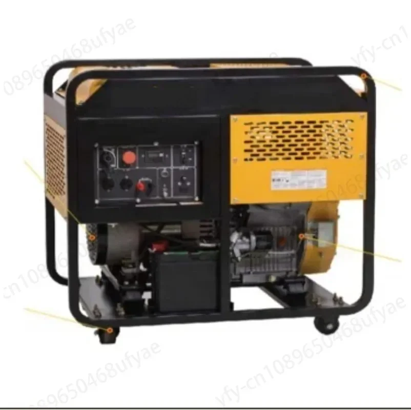 High-Quality-8Kw-10Kva-50Hz-Silent-Generator-Set-Water-cooled-Fuel-Free ...