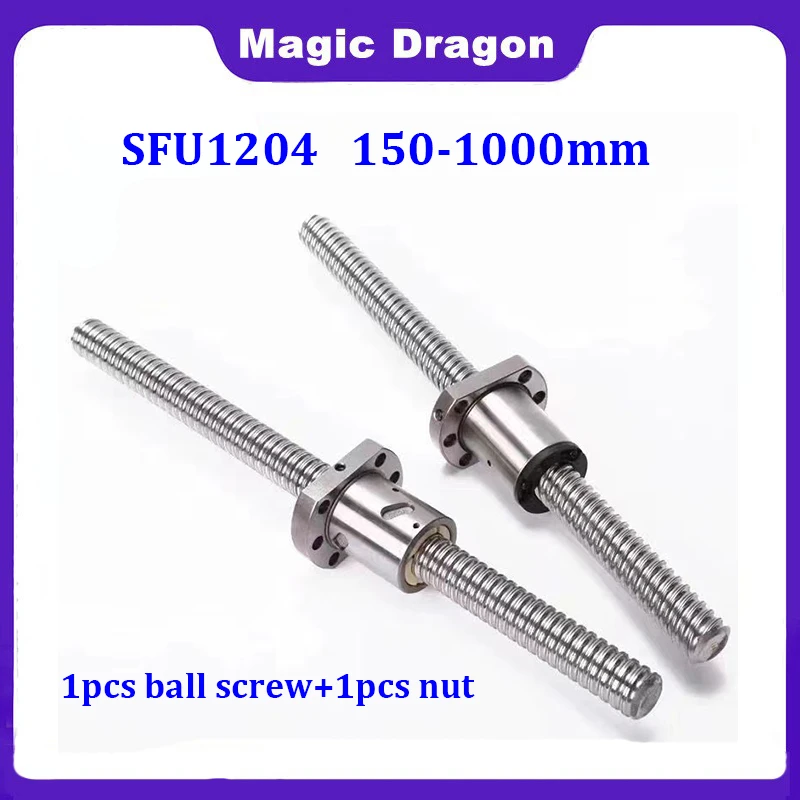 Ball Screw Sfu1204 L300mm | Ball Screw Rolled Sfu1204 | Ball Screw ...