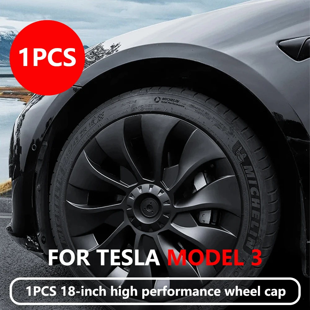 1PCS-For-Tesla-Model-3-18-Inch-Hub-Cap-Original-Car-Replacement-Wheel ...