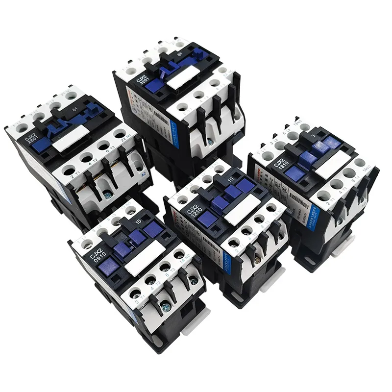 AC 220V contactor CJX2-2510 CJX2-3210 24VAC 1 phase 25A 32A contact ...
