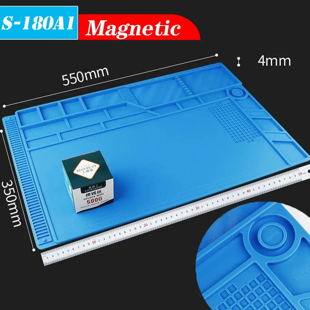 500-Heat-Resistant-Soldering-Station-Silicon-Mat-Work-Pad-Desk-Platform ...
