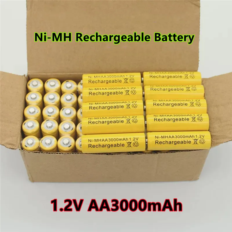 100-original-1-2V-3000mAh-NI-MH-AA-Pre-charged-Rechargeable-Batteries ...