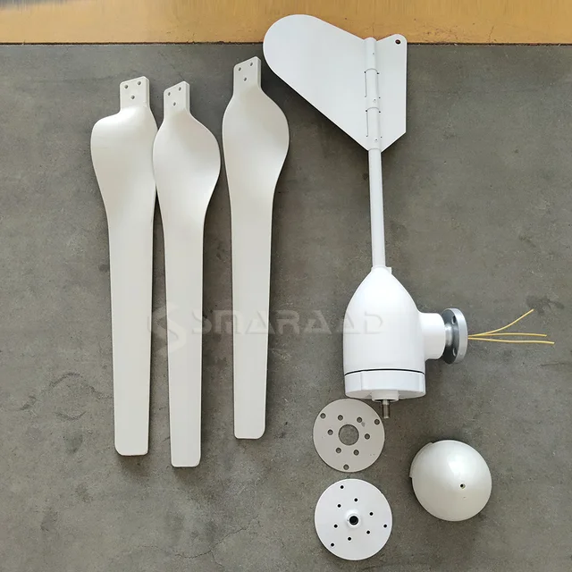 20pc China Factory 2kw Vertical Axis Generator Kit 24v 48v Wind Turbine ...