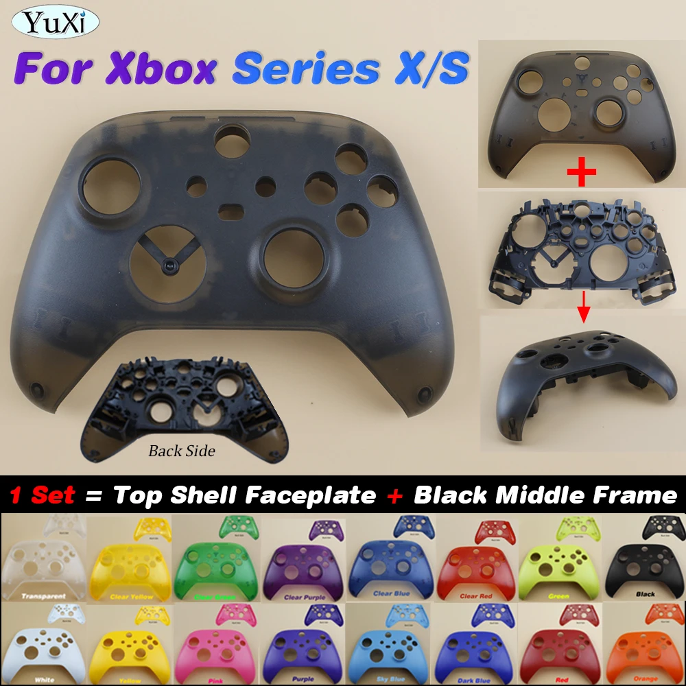 1Set-Top-Housing-Shell-Faceplate-With-Gamepad-Middle-Frame-Stand ...