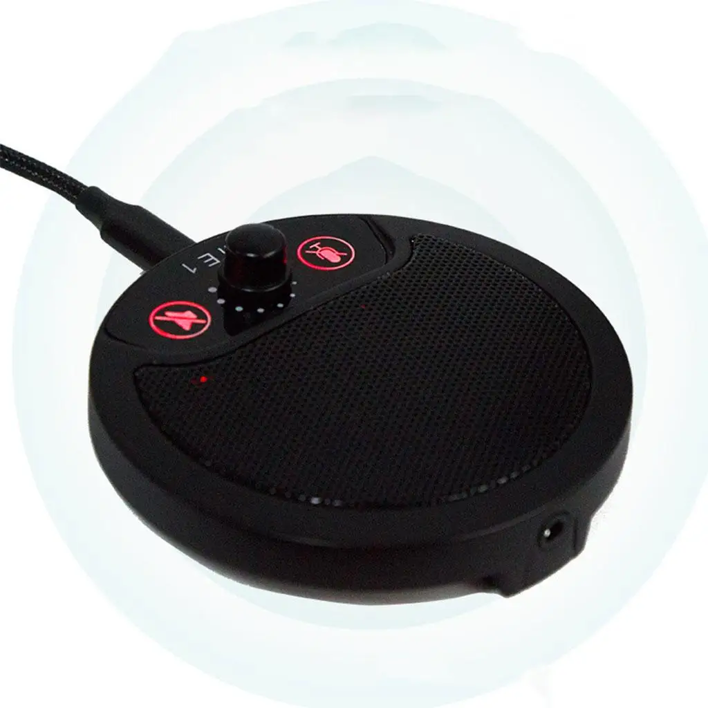 Omnidirectional Condenser Microphone 360° Pickup For Computer Pc Laptop ...