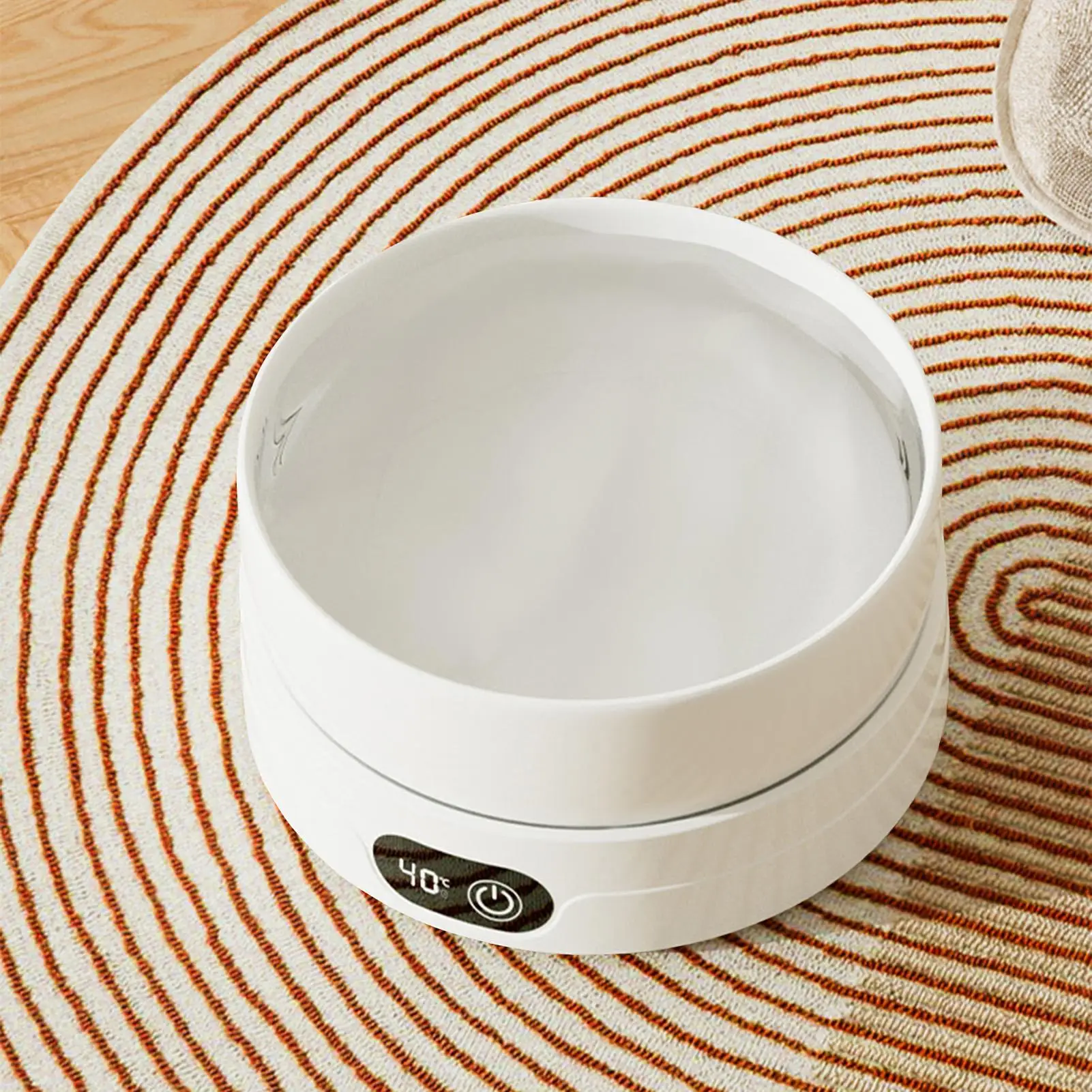 Ceramic Heated Coaster Cold Weather Freeze-Proof Pet Drinking Plate ...