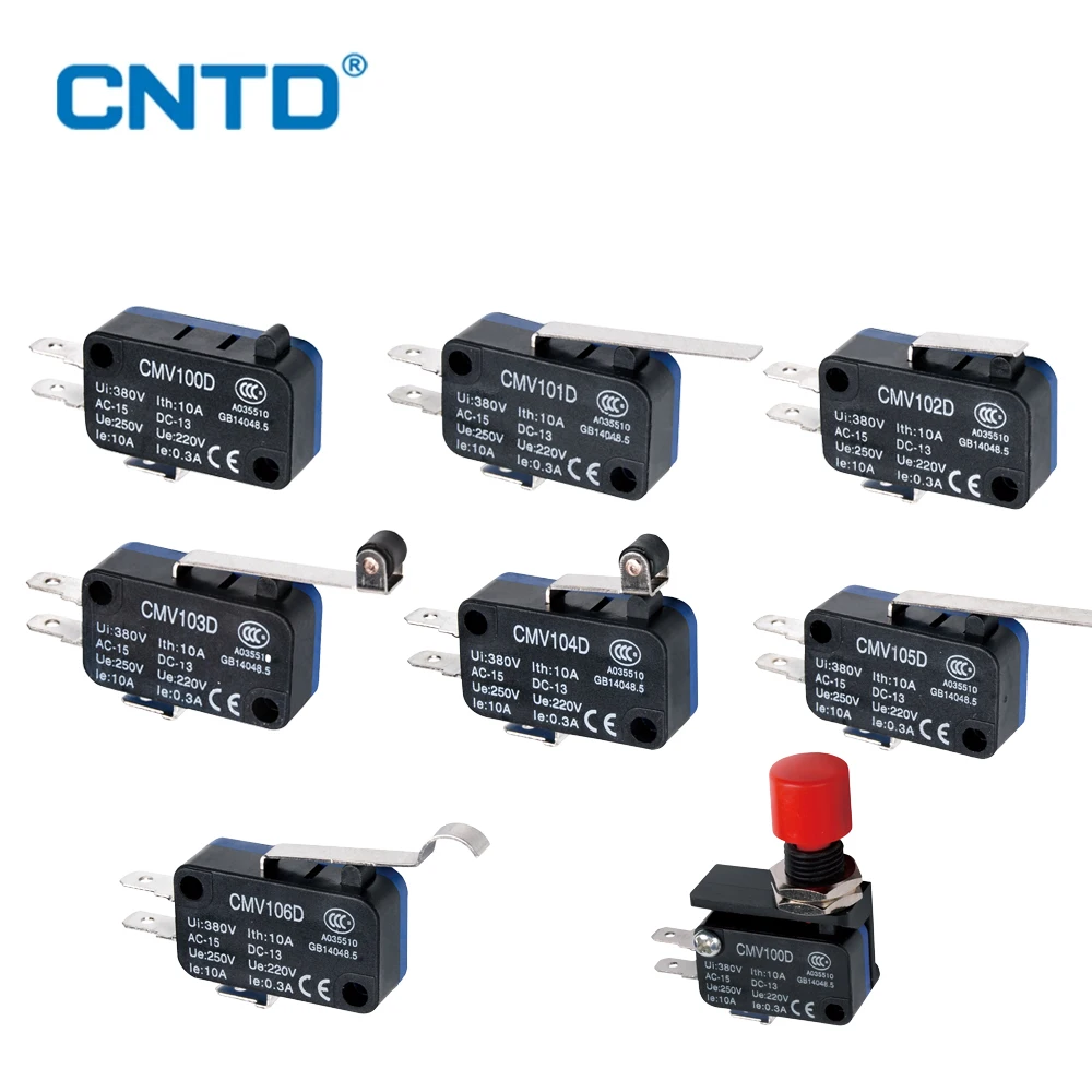 Cntd-pequeno-interruptor-de-limite-cmv10-bot-o-da-s-rie-micro-com-punho ...
