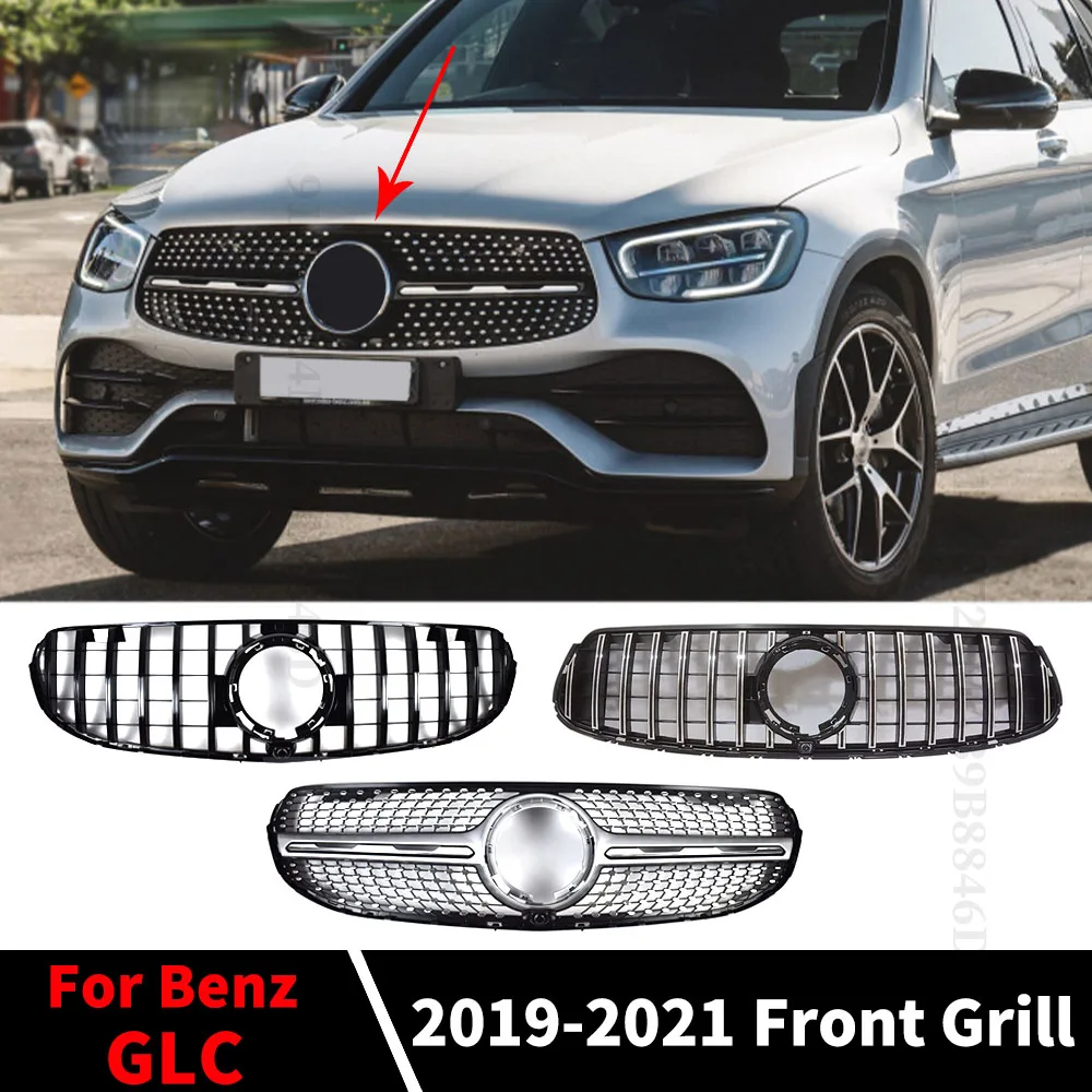Diamond-GT-Style-Front-Bumper-Grille-Inlet-Grill-For-Mercedes-X253-Benz ...