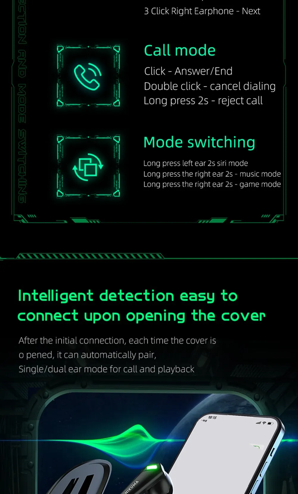 Audífonos Bluetooth Onikuma T308 ONIKUMA | falabella.com