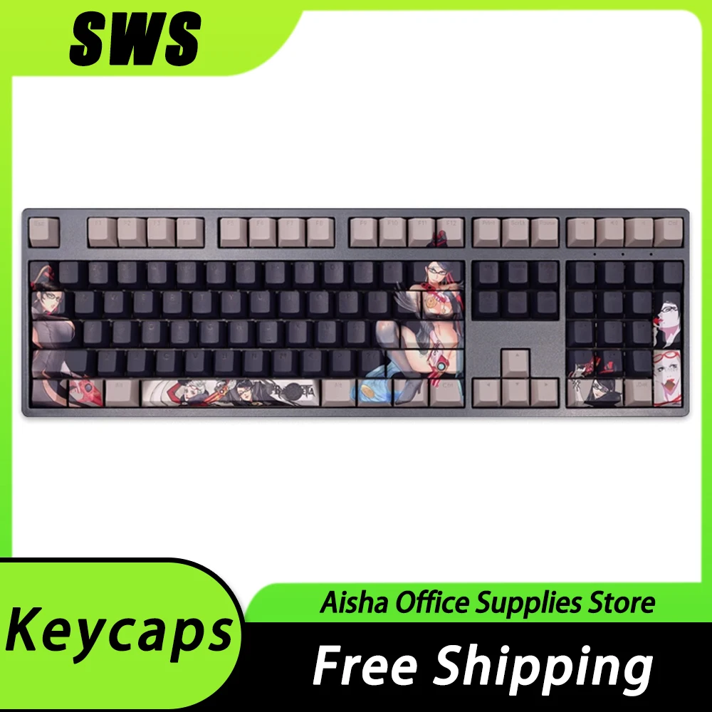 Custom-Diy-Bayonetta-Hentai-Keycaps-Mechanical-Keyboard-Kit-Keycap ...