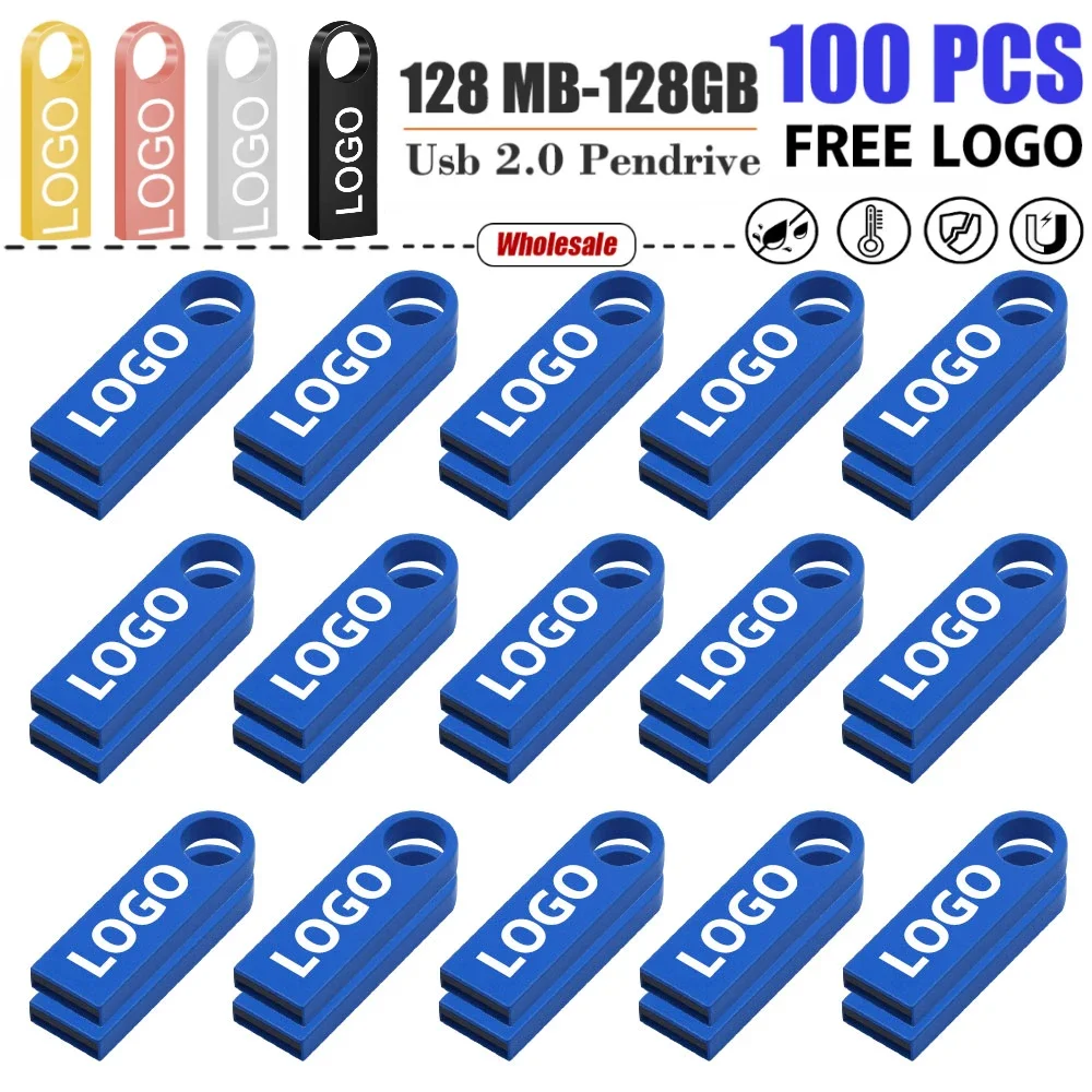 100PCS-lot-Free-Custom-LOGO-Metal-USB-Flash-Drive-Pendrive-1GB-2GB-4GB ...
