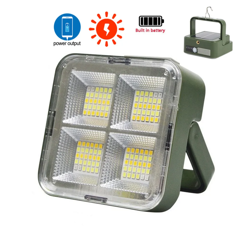 Powerful-Solar-LED-Light-Lamp-USB-Rechargeable-LED-Reflector-Spotlight ...