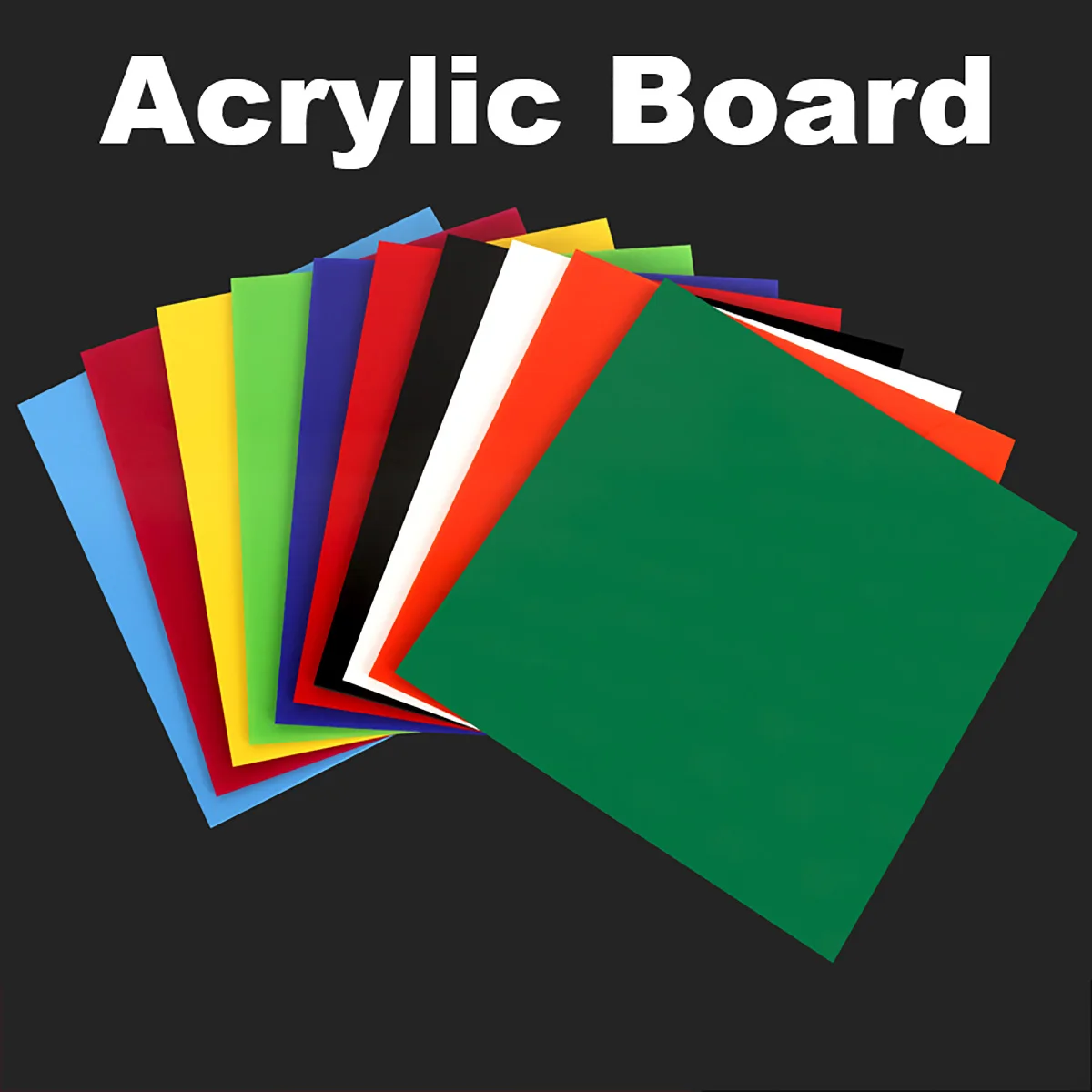 Colorful Acrylic Board Colored Plastic Sheet 100x100-300x400mm Thick 2 ...
