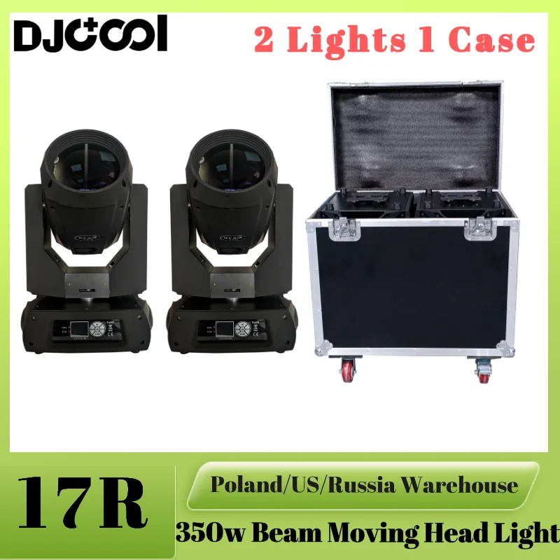 2pcs-17r-Beam-350w-Lyre-Beam-17R-350w-with-Flightcase-Sharpy-Beam-7r ...