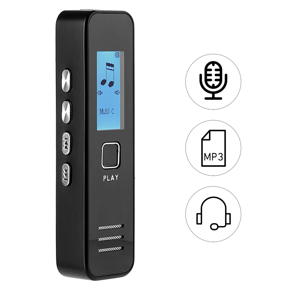 Digital Voice Recorder Recording Pen Audio Dictaphone MP3 Player USB ...