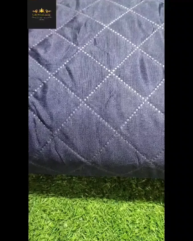 100-GSM Cotton's Quilted Zip Enclosed 100% Waterproof Mattress Zipper ...